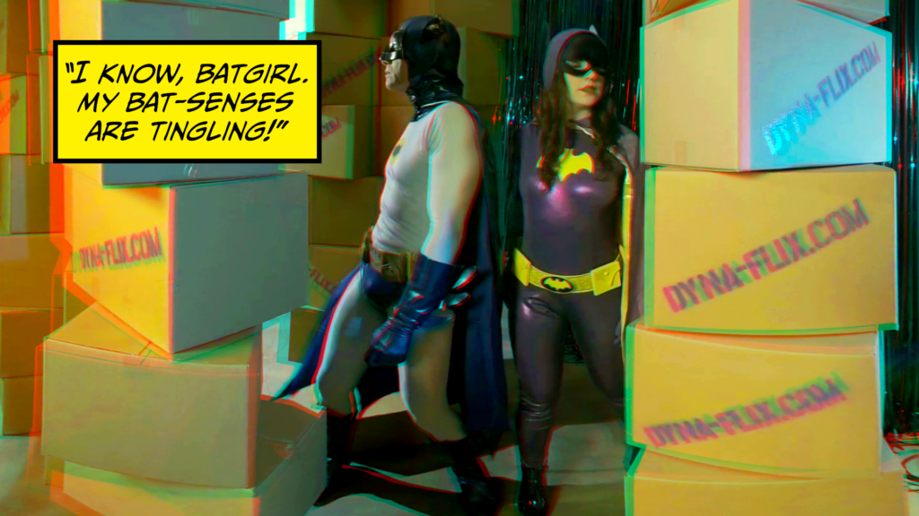 Batman and Batgirl vs. Catwoman in 3D! | Dyna-Flix.com